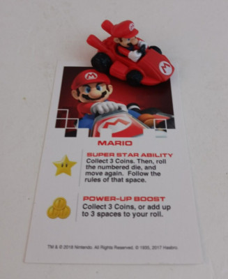 2018 Mario Kart Monopoly Gamer Replacement Piece Mario Token w/ Card | eBay