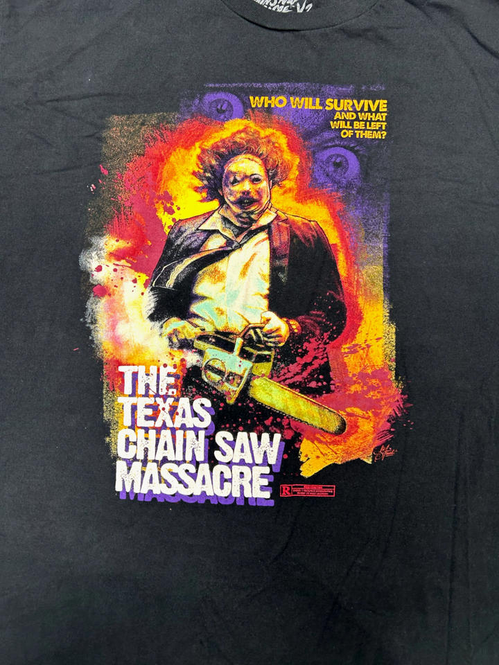 Fright Rags Texas Chainsaw Massacre 2XL Black T-Shirt Leatherface | eBay