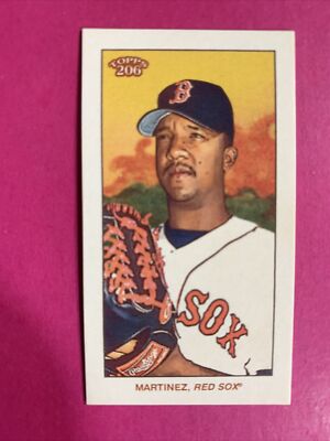 🐶 2020 Topps T206 Series 2 Sweet Caporal Back Pedro Martinez #8 Boston ...