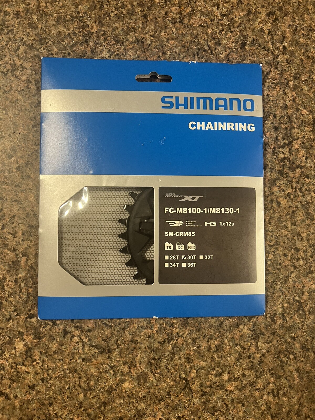 Shimano XT FC-M8100-1 / M8130-1 / SM-CRM85 - 30 Tooth Chainring- NEW | eBay