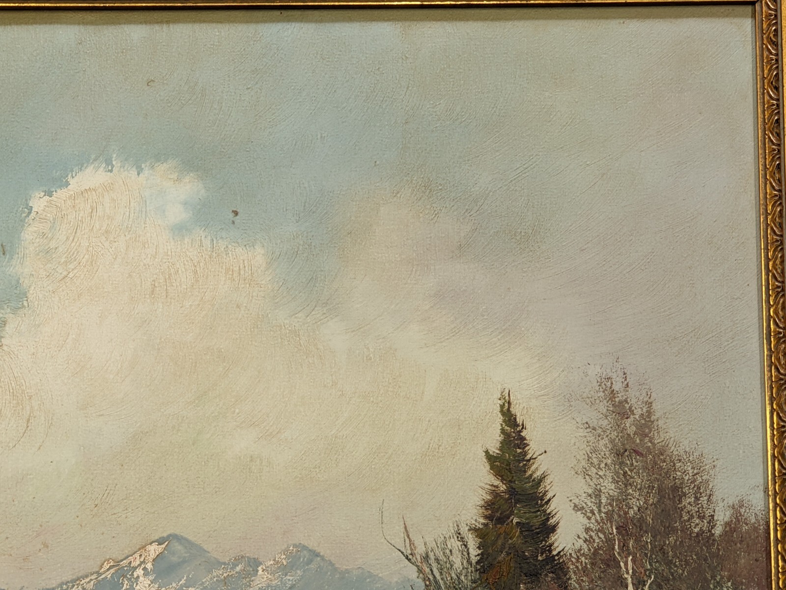 1970s Original German oil painting on canvas by Heinz Ross b.1928 ...