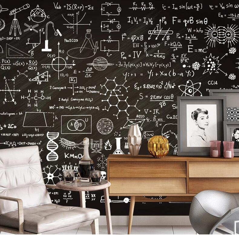 Chalkboard Math Wallpaper