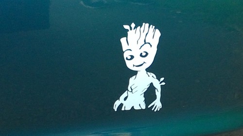 Funny Baby Groot Guardians of the Galaxy Inspired Car Bumper Window ...