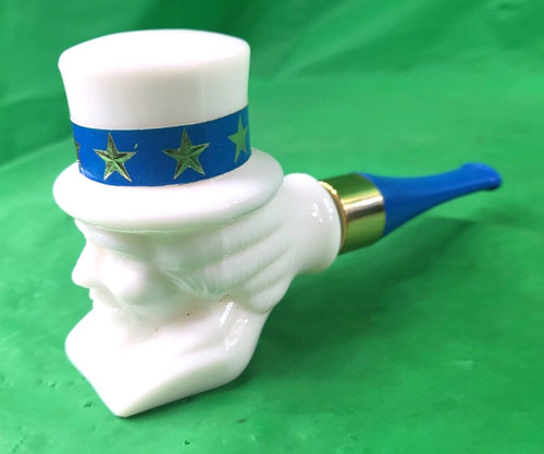 AVON Vintage Uncle Sam Tobacco Pipe Wild Country After Shave 3oz Empty ...