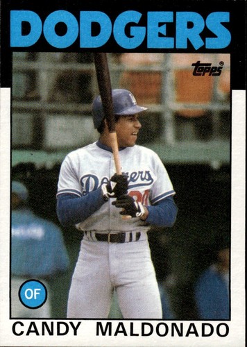 1986 Topps #87 Candy Maldonado Los Angeles Dodgers | eBay