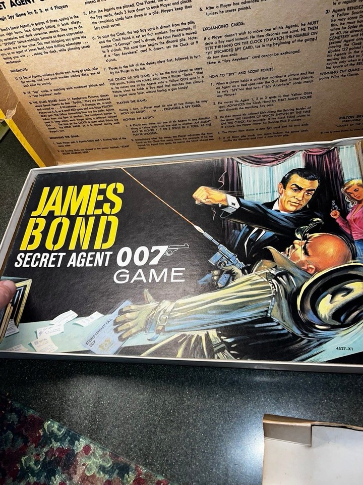Vintage Board game James Bond 007 1964 | eBay