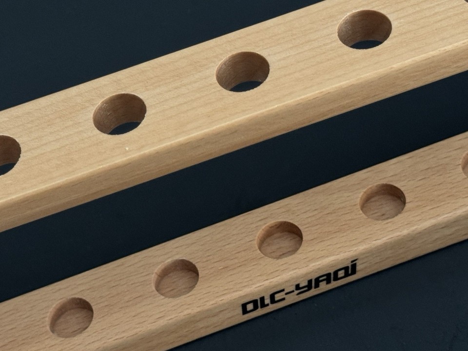 Wood Razor Holder Display Counter Top Storage For Multiple Safety ...
