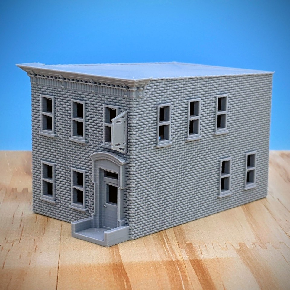HO Scale - York Pennsylvania Small Office and Apartment - 1:87 Scale ...