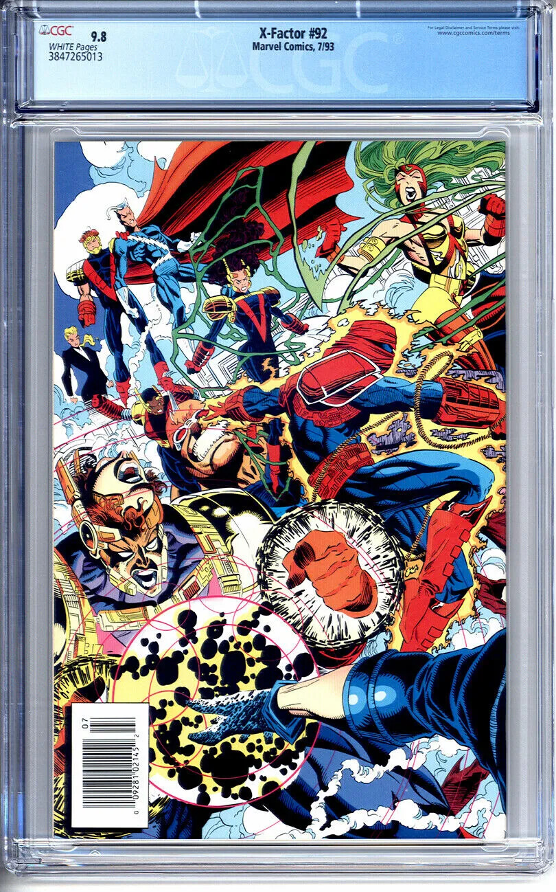 🔥 X-Factor #92 CGC 9.8 NM/M NEWSSTAND 7/1993 1st Appearance Exodus ...