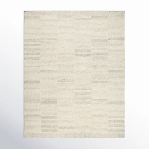 Hand Tufted New Zealand Wool Rug Abstract Area Geometric Handmade ...