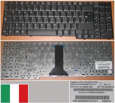 CLAVIER QWERTY ITALIEN ASUS M51 M51E 9J.N0B82.00E 0KN0-3K1IT03 ...