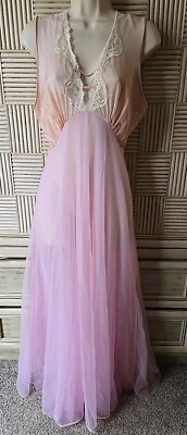 Vtg LILY OF FRANCE Rosa Puleo -szule Lingerie Nightgown Robe Peignoir ...