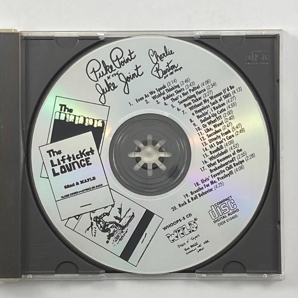 Charlie Burton And The Hiccups – Puke Point At The Juke Joint CD | eBay