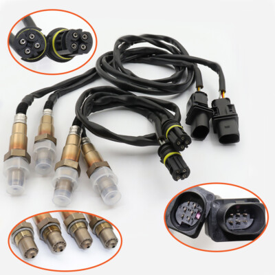 4PCS Up & Downstream Oxygen Sensor For BMW E82 E90 E91 128i 328i 328i ...