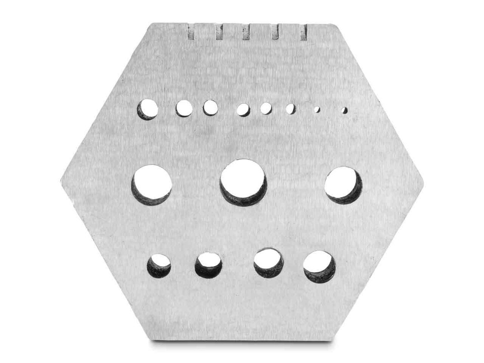 Hexagonal Riveting Stake – Precision Steel Tool For Riveting Drilling ...