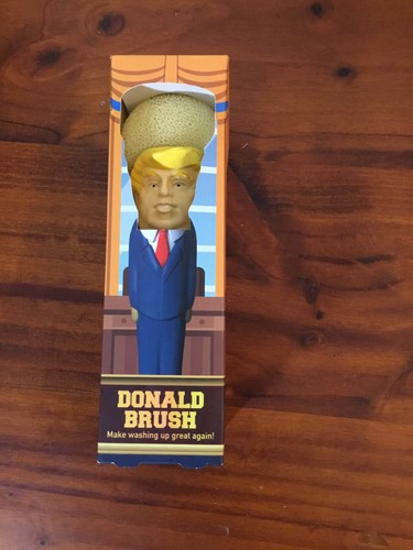 BRUSH Donald Trump MAKE WASHING GREAT AGAIN 23cm head sponge USA ...