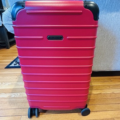 Solgaard Check-in Medium Closet Suitcase 24" Red Spinner Luggage ...