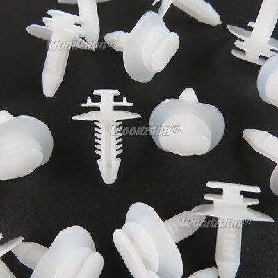 100 Pcs New Interior Door Trim Plastic Panel Retainers Clips Fits For ...