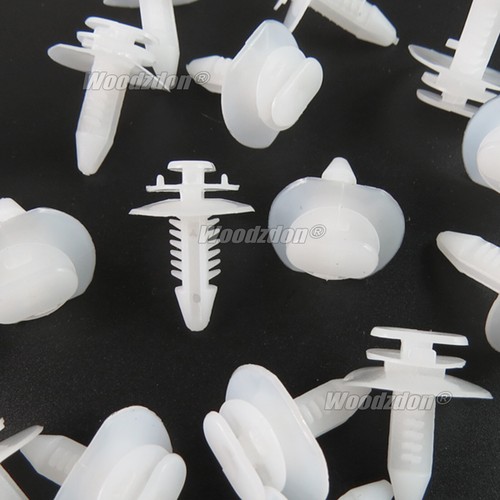 100 Pcs New Interior Door Trim Plastic Panel Retainers Clips Fits For ...