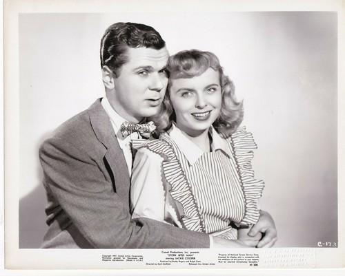 MEG RANDALL + Jackie Cooper in Stork Bites Man (1947) PORTRAIT ORIG ...