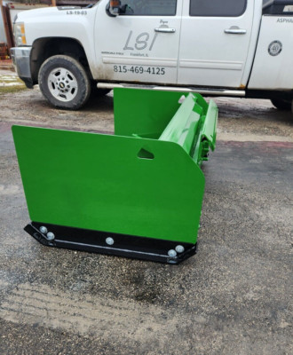 5' x 36" x 24" tall JDQA Snow Pusher Box Plow HD John Deere Quick ...