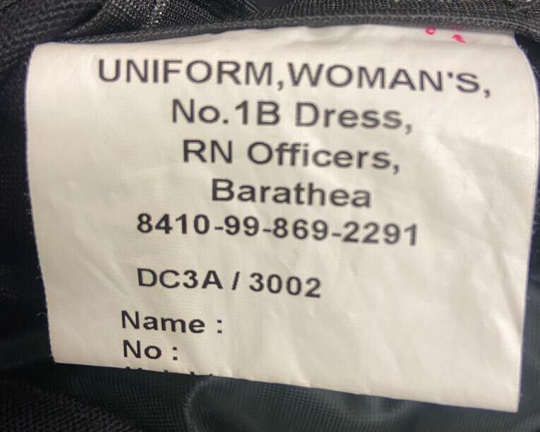 No1B Naval Trousers British Royal Navy Officers Womens WRNS Barathea RN ...