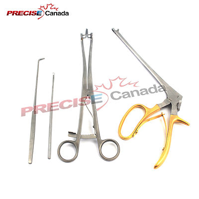 Colposcopy Surgical 4 Pieces Instruments Set High Quality Stainless ...
