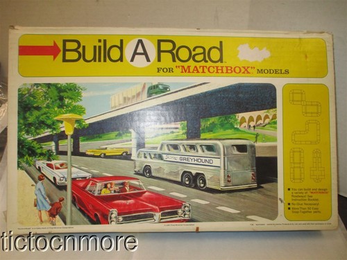 VINTAGE LESNEY MATCHBOX BUILD A ROAD MODEL KIT w/ BOX FRED BONNER | eBay