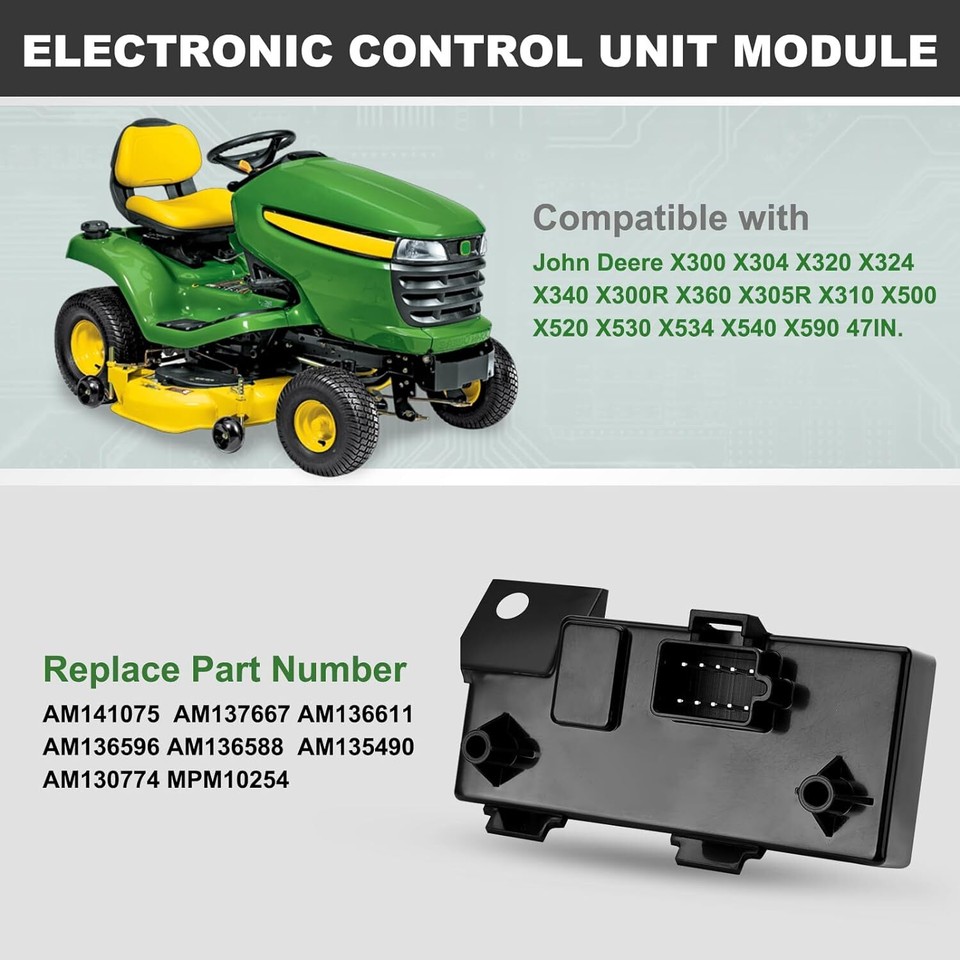 AM141075 Electronic Control Unit Module for John Deere X300 X320 X340 ...