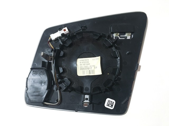 MERCEDES Ml GLS GLE Class W166 OEM Mirror Glass RH Heating Blind Spot ...