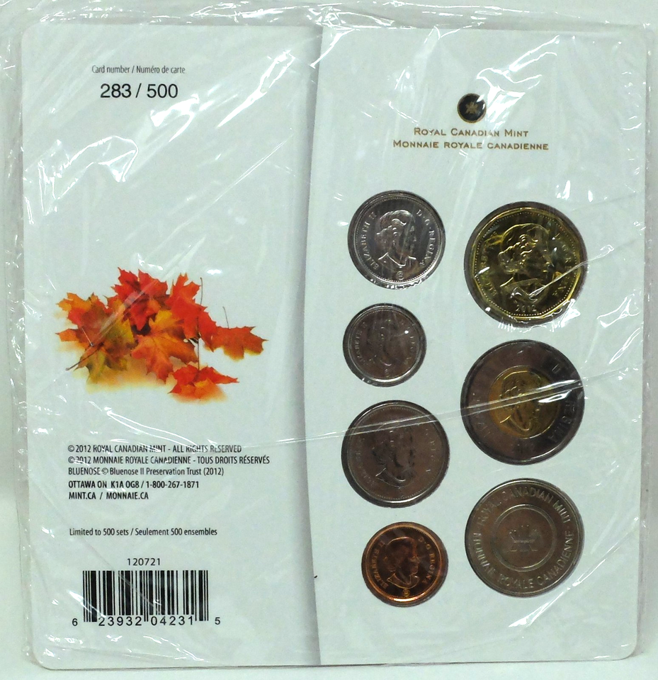 2012 ANA WORLD'S MONEY FAIR CANADA 7 COIN & MEDALLION BU SET, MINT ...