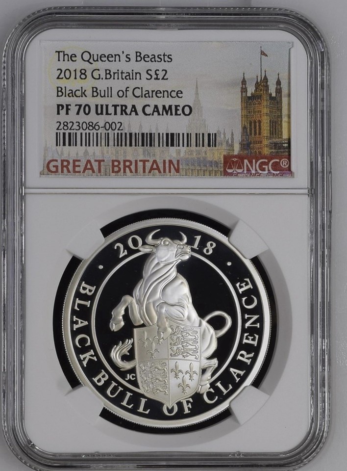Great Britain Queen’s Beast NGC PF70 COMPLETE SET 2017-2021 All 11 ...