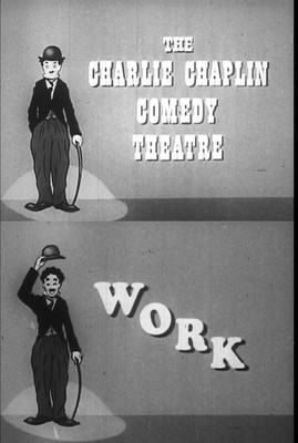 16MM SOUND-THE CHARLIE CHAPLIN COMEDY THEATER-"WORK"-EDNA PURVIANCE-B/W ...