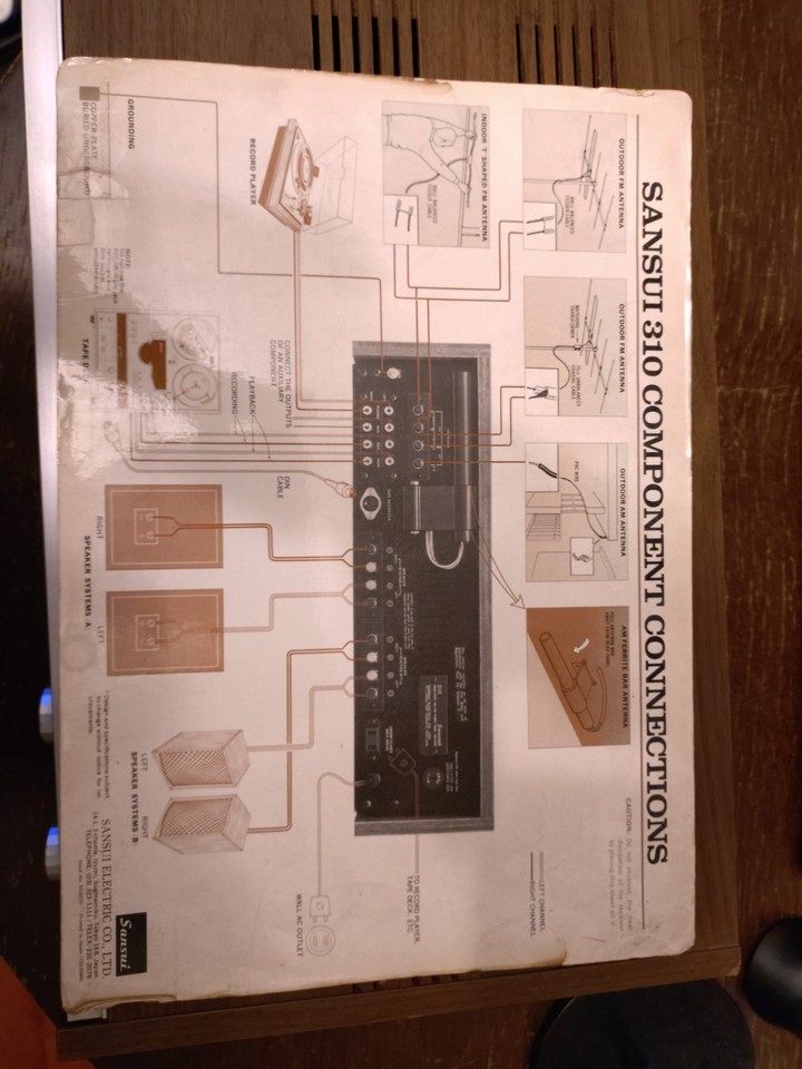 Sansui 310 HiFi Receiver, Solid State Audio, Vintage amplifier tuner Japan 1970s | eBay UK