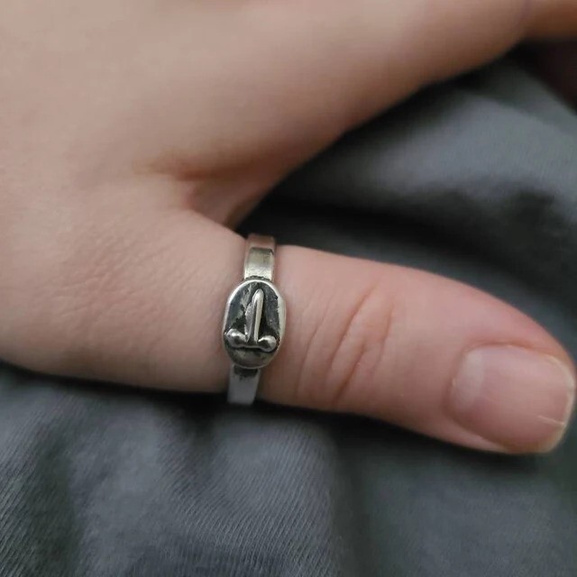 925 Silver Phallic Finger Ring from Ancient Rome. Fascinus Phallus ...