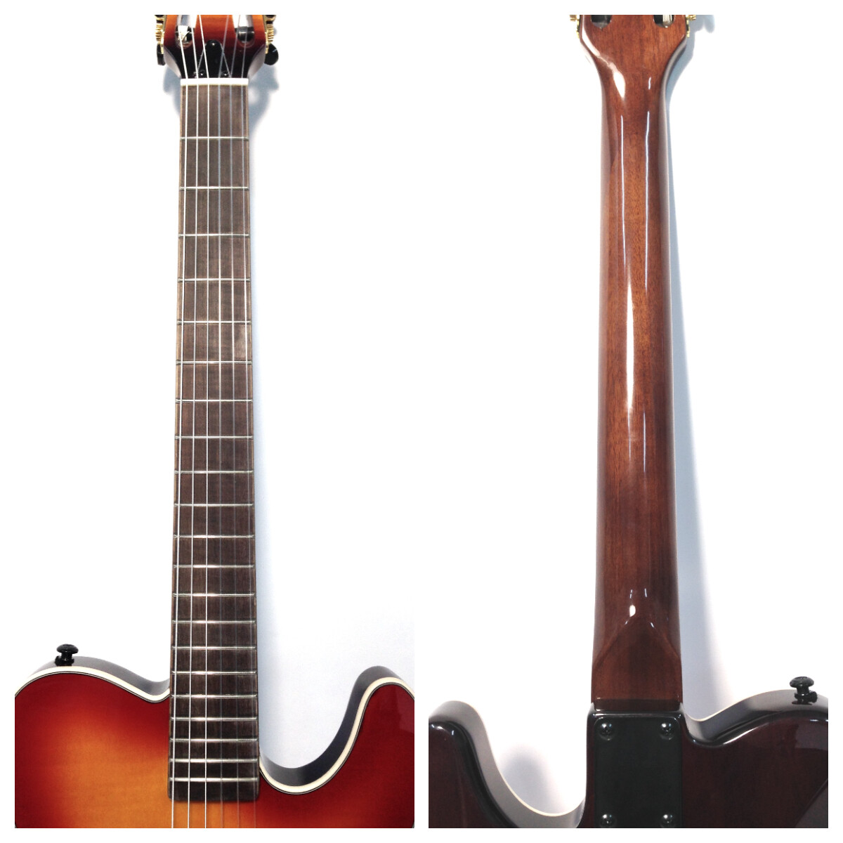 Haze Solid Mahogany Electric Nylon String Guitar,Piezo Pickup ...