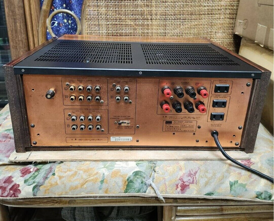 Sansui Integrated amplifier AU-D907 Custom Models LIMITED Operation ...