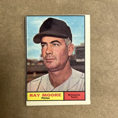 1961 Topps Baseball Ray Moore Minnesota Twins Card #289 | eBay