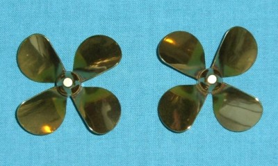 Model Boat Brass Propellers - 4 Blade Scale . | eBay