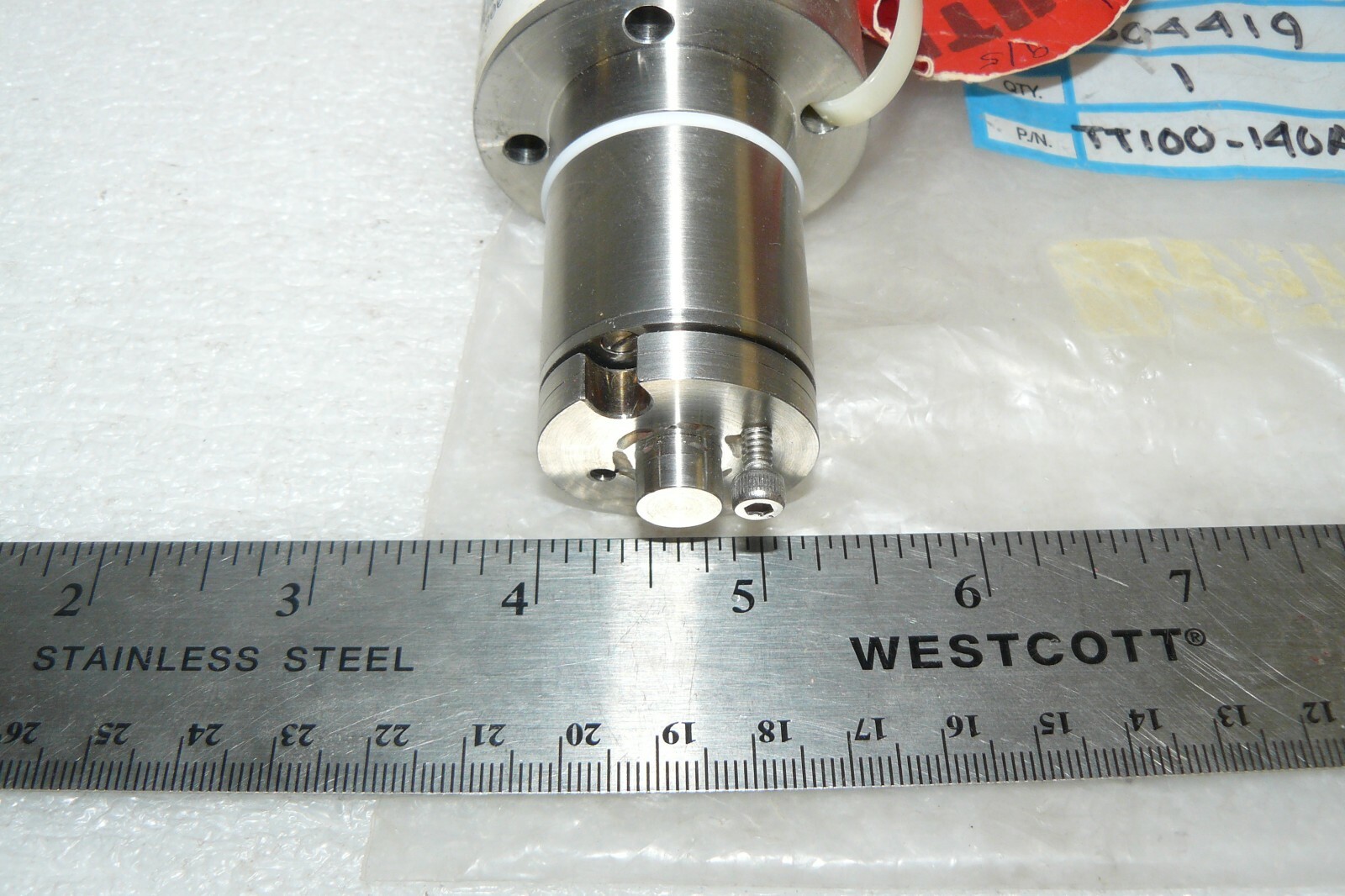 BROOKFIELD TT100-140AYZ DOUBLE SEAL DRIVE SHAFT IN-LINE VISCOMETER TT ...