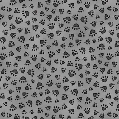 All You Need Is Love And A Cat By Henry Glass -Dark Grey Paw Prints ...