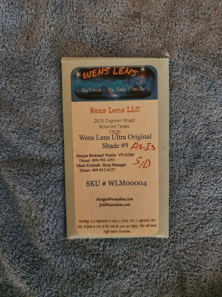 Wens lens original, azure, and electric ice scratch and dent product | eBay
