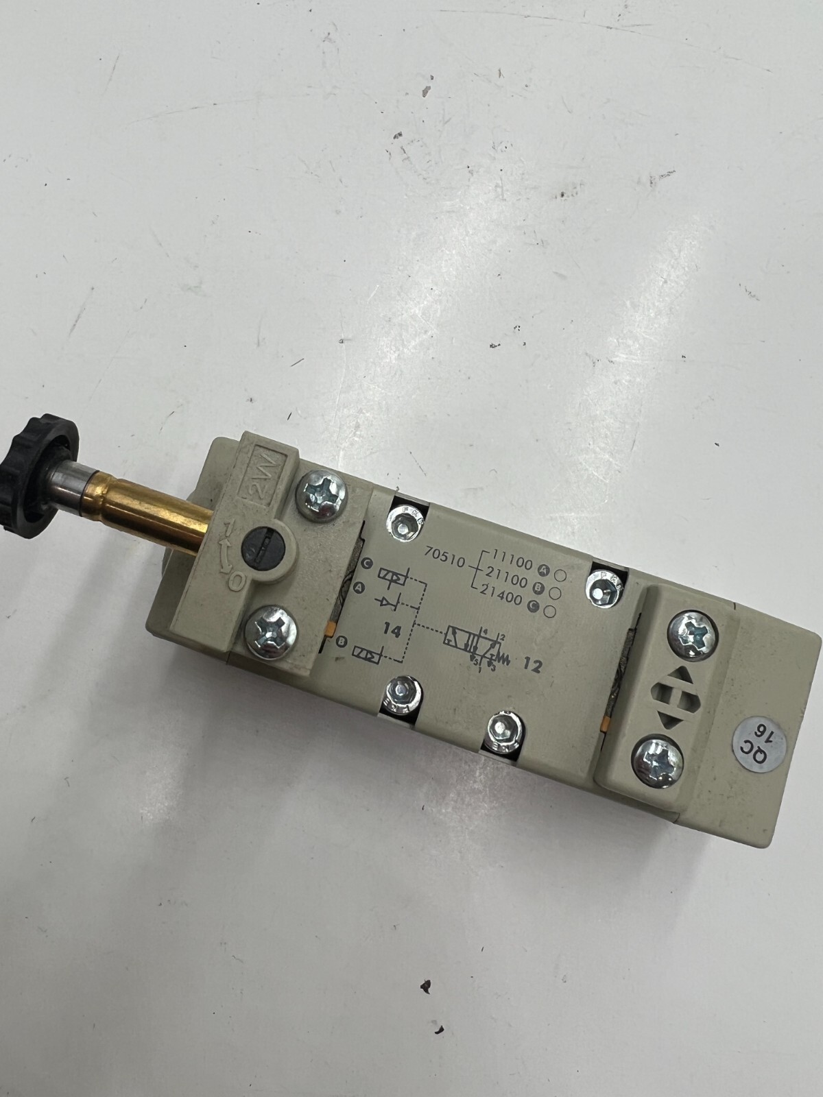 OEM Metal Work 70510 pmax. 10bar -10...+60°C 5/2-Pneumatic Valve | eBay ...