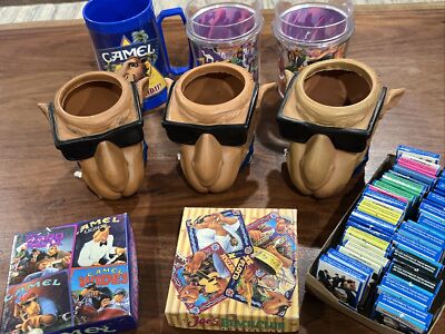 Vintage Joe Camel Collectibles Lot~ Matches~ Cup Holders ~ Coasters | eBay