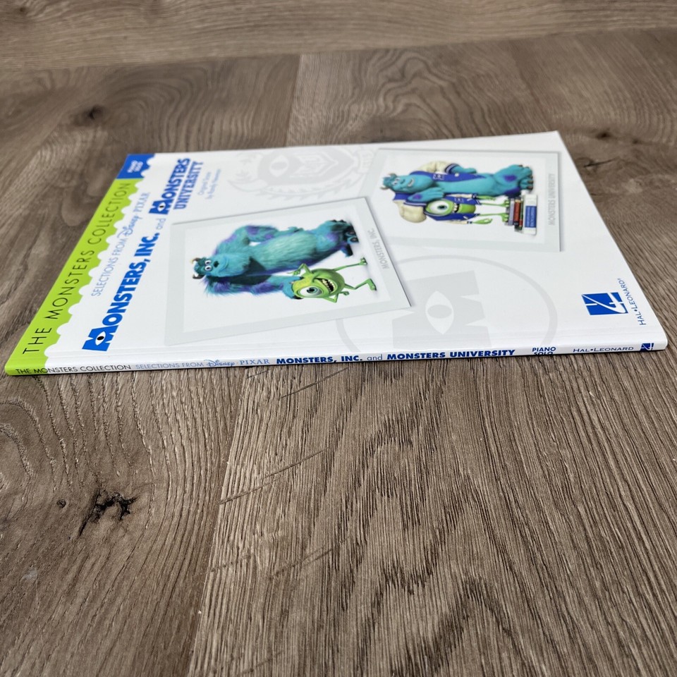 The Monsters Collection Sheet Music Selections Book Disney Pixar Hal ...