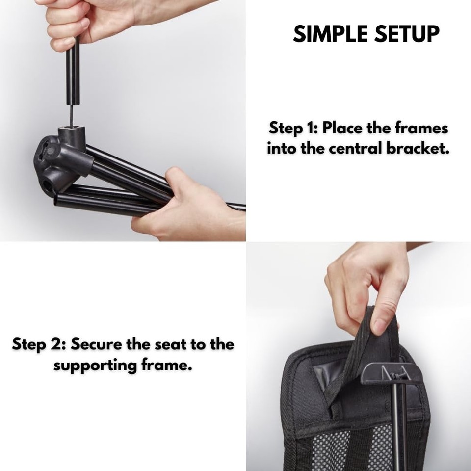 Universal Camping Chair Foot Rest - Folding Leg Rest for Outdoor, Foot ...