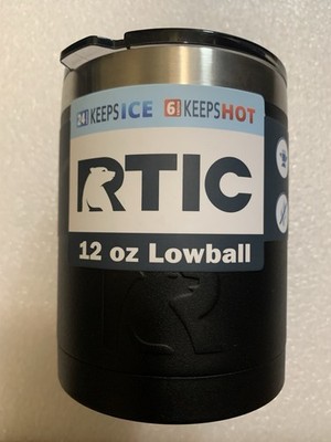 RTIC Lowball 12oz Charcoal Tumbler Insulated - Engraved W Company Name ...