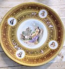 Zeh Scherzer and Co of Bavaria, Germany Neoclassical Scene Plates, 1900 ...