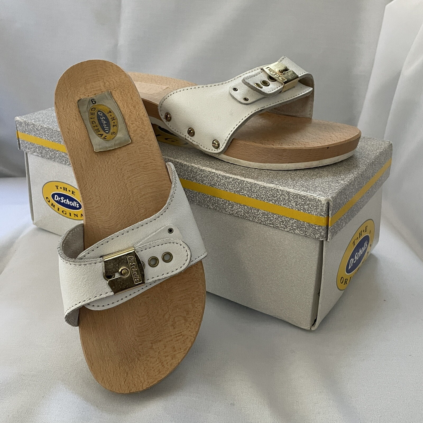 Vintage Dr. Scholl's Original Exercise Clog Sandal Sl… - Gem