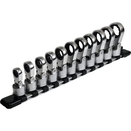 TONE RATCHET RING WRENCH FLEXIBLE HEAD TYPE 11 SIZE SET (8-19mm ...